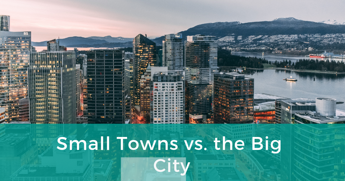 Small Towns vs. the Big City - Hendra Moving & Storage